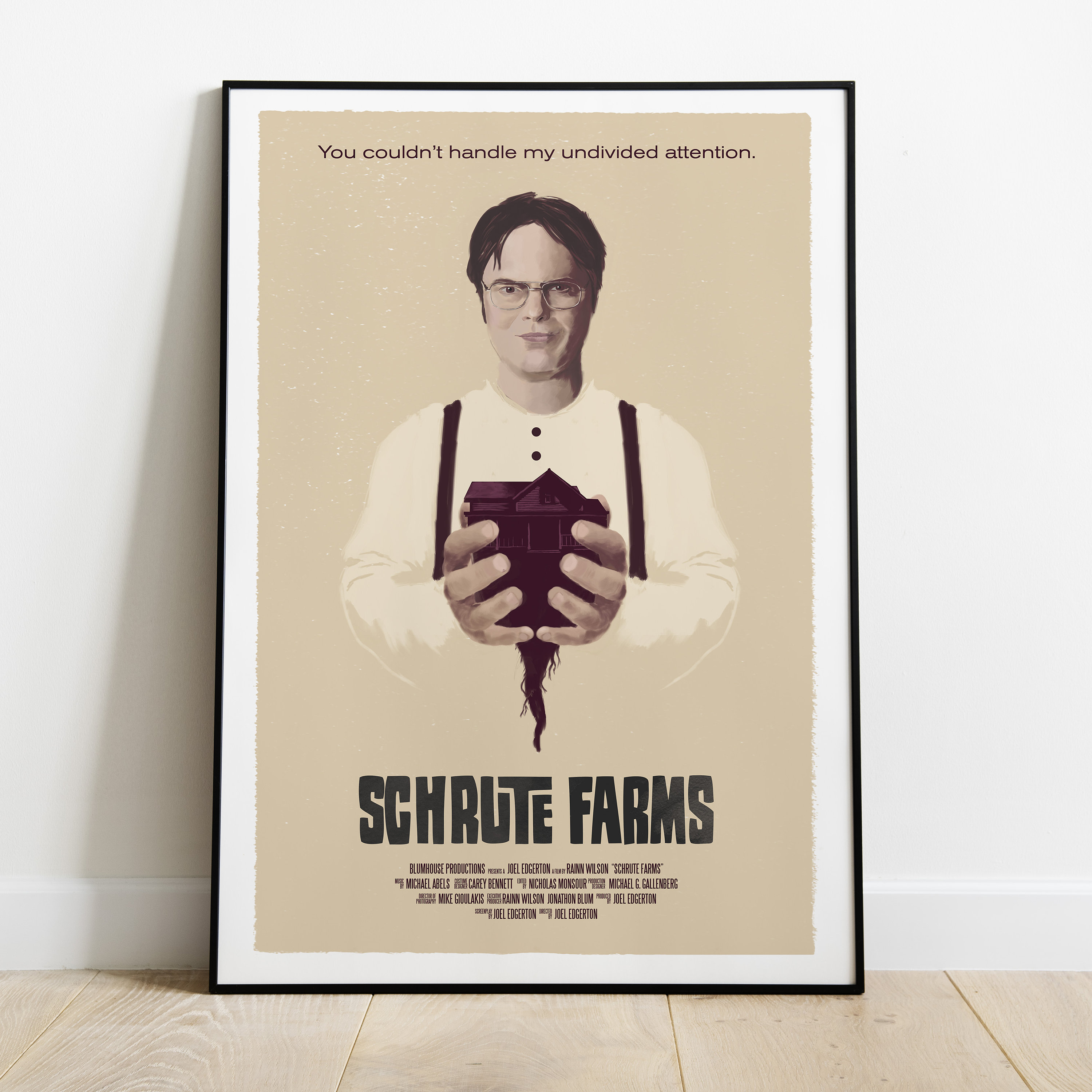 Schrute Farms Movie Poster Dwight Schrute Art Print the Office Gift ...