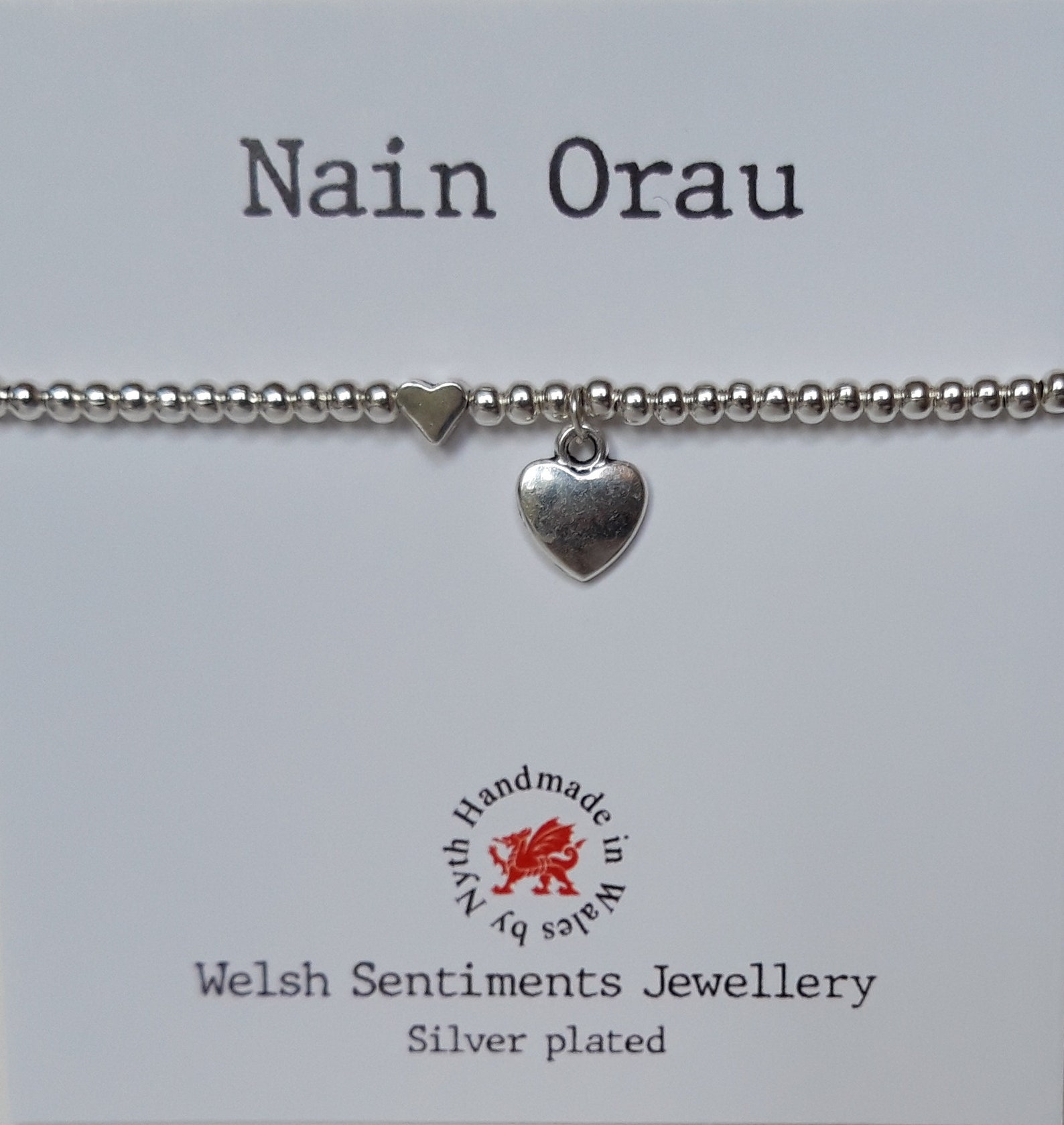 Welsh Sentiment Bracelet Mam Orau Penblwydd Hapus Nain Orau | Etsy