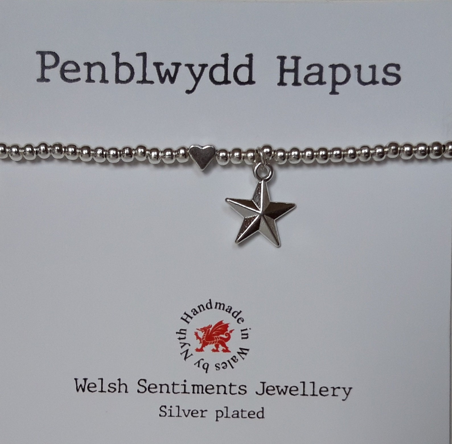 Welsh Sentiment Bracelet Mam Orau Penblwydd Hapus Nain Orau | Etsy