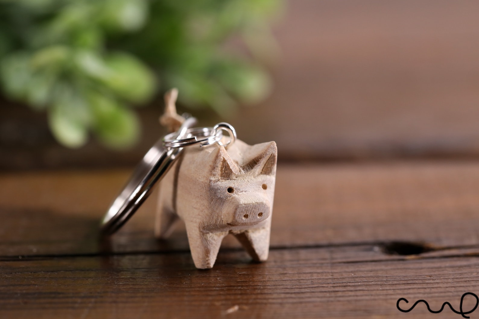 Handmade Wooden Little Pig Keyring Key Fob Unique Gift Wedding - Etsy