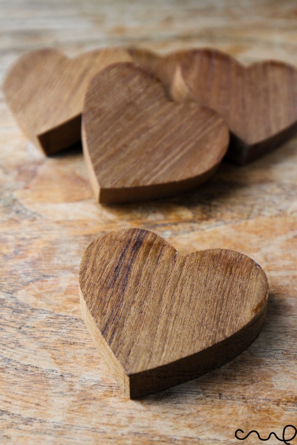 Handmade Hand Cut Solid Timber Wooden Heart DIY 16mm Thick | Etsy UK