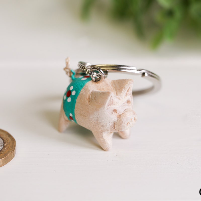 Pig Key Chains - Etsy