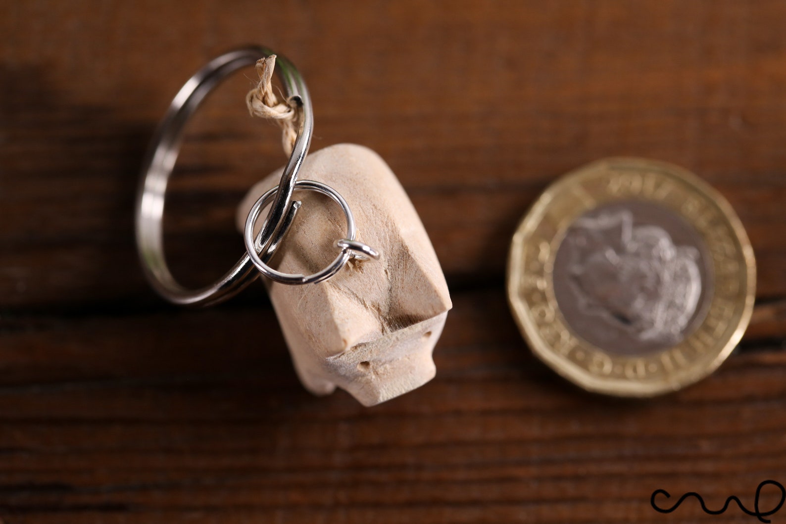 Handmade Wooden Little Pig Keyring Key Fob Unique Gift Wedding | Etsy