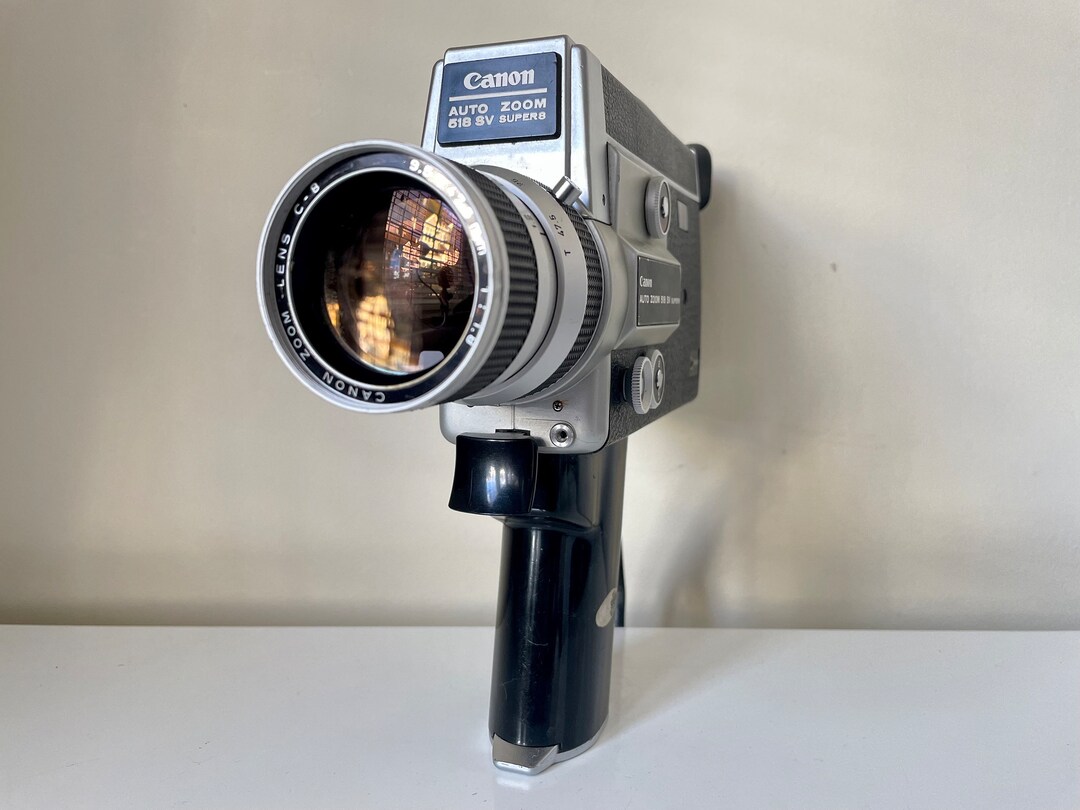 Canon Auto Zoom 518 Sv Super 8 Cine Film Camera Fully Working Free Shipping USA - Etsy