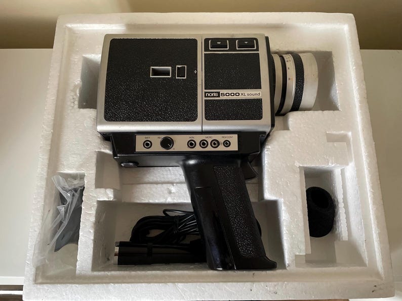 Noris Chinon 5000 Sound Power Zoom Retro Vintage Super 8 Kodak Agfa 8mm ...