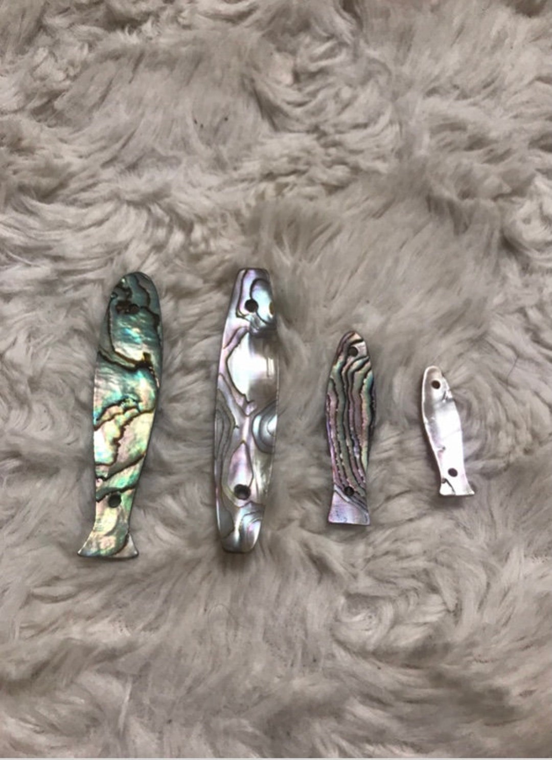 Fishing Lures Abalone Shell Lures Set of 8 Vintage Lures Fresh Water ...