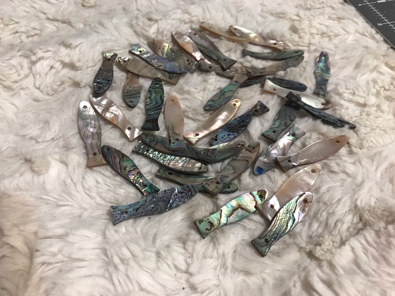 DIY Fishing Lures Spoons DIY Abalone Shell Mother of Pearl - Etsy