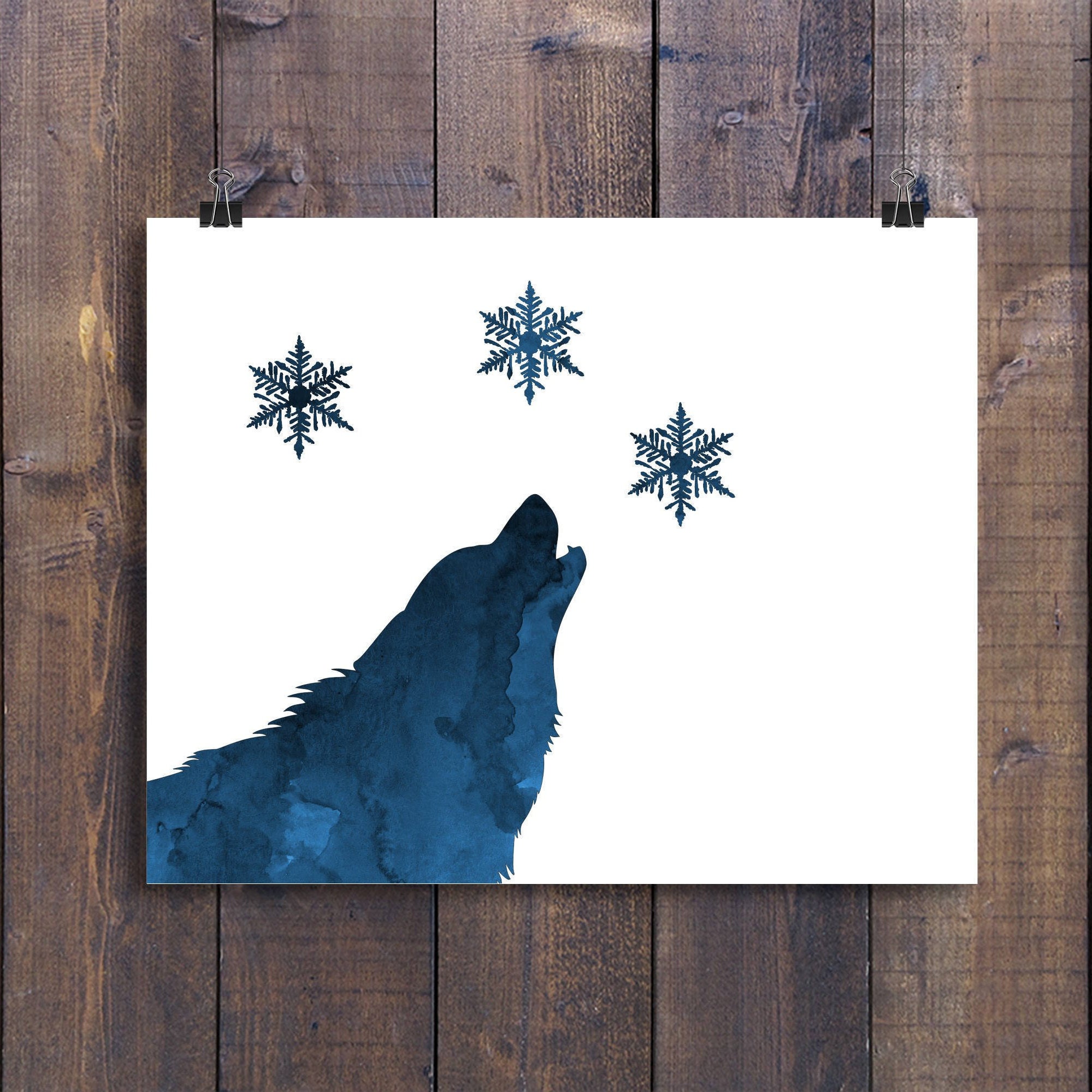 Wolf Print Printable Downloadable Instant Wolf Prints | Etsy