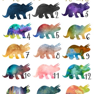 Dinosaur Wall Art, Toddler Room Decor, Navy Blue, for Nursery and ...