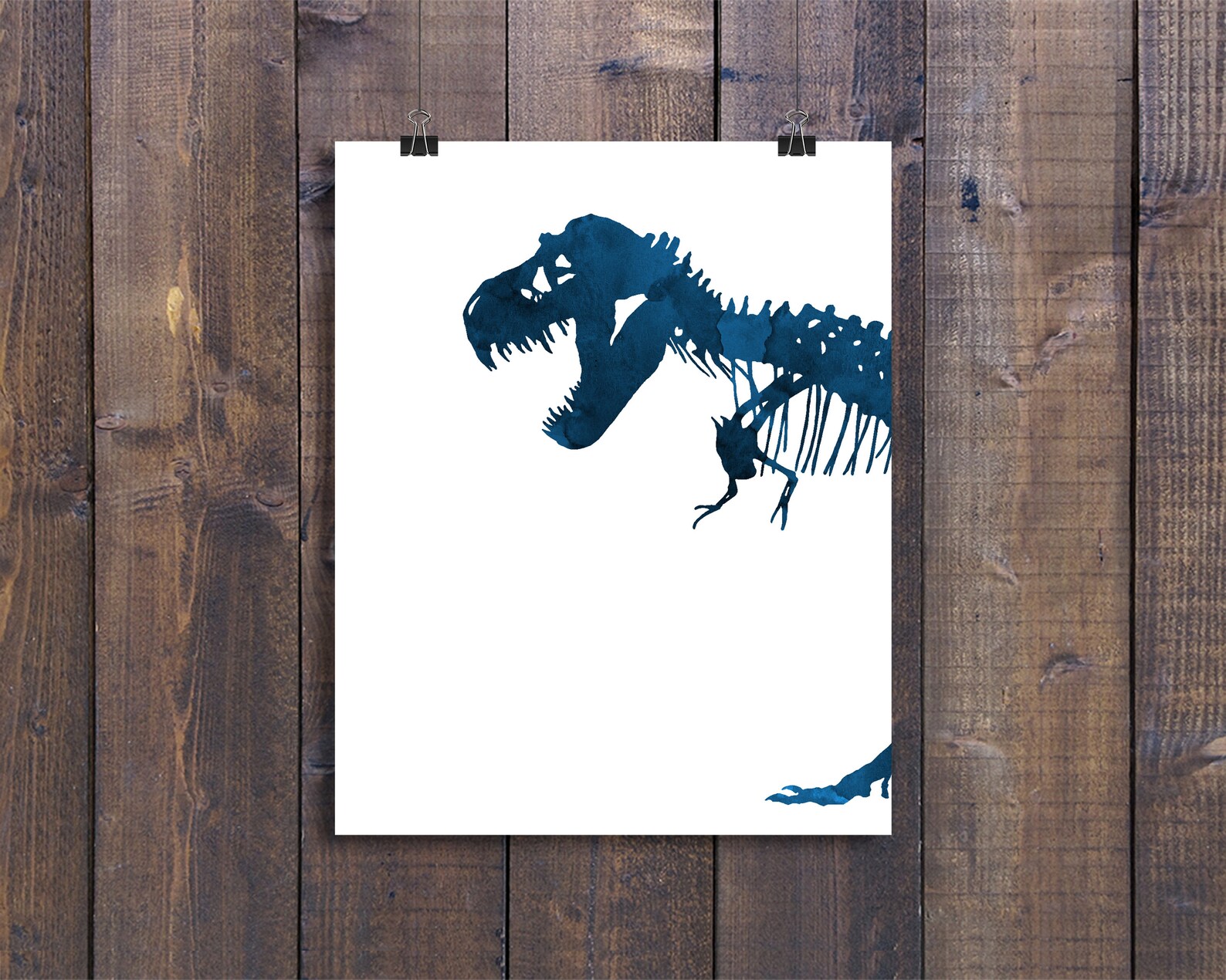 Dinosaur Print Dinosaur Prints Tyrannosaurus Rex T Rex | Etsy