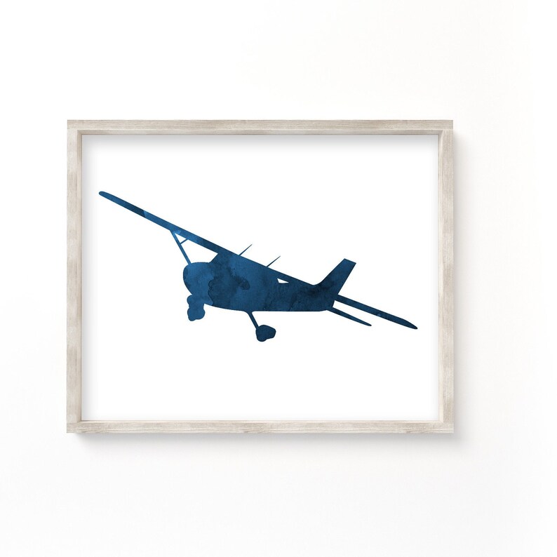 Printable Aircraft Prints Download Printable Set of 4 | Etsy