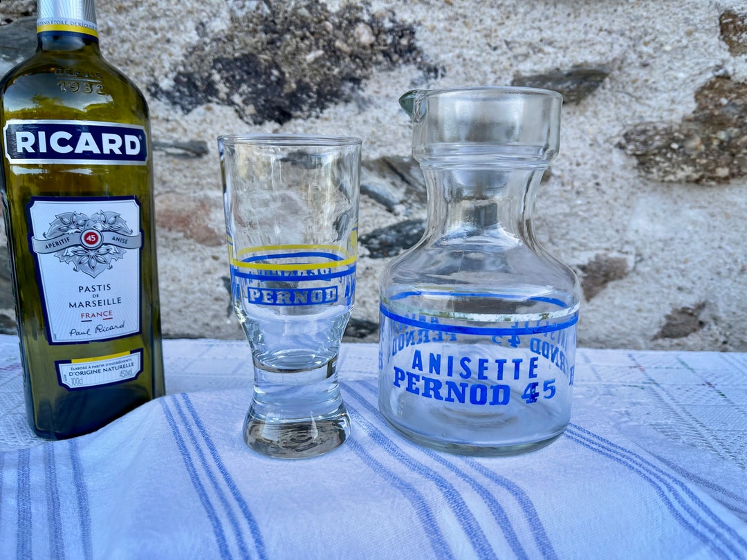 Original French Vintage Iconic PERNOD ANISETTE Carafe and Matching ...