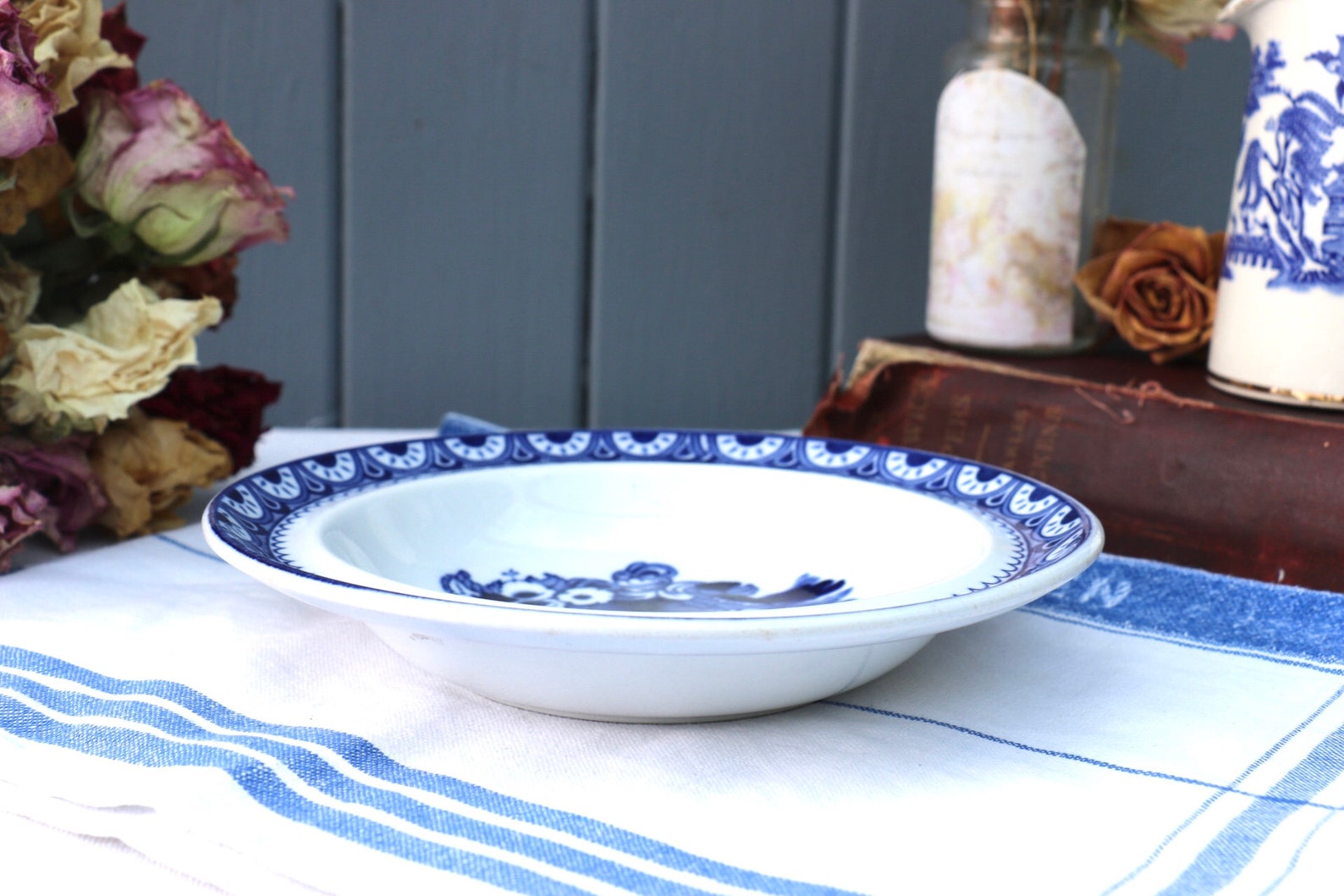 Vintage Losol Ware 'exotic Willow' Pattern English - Etsy Israel