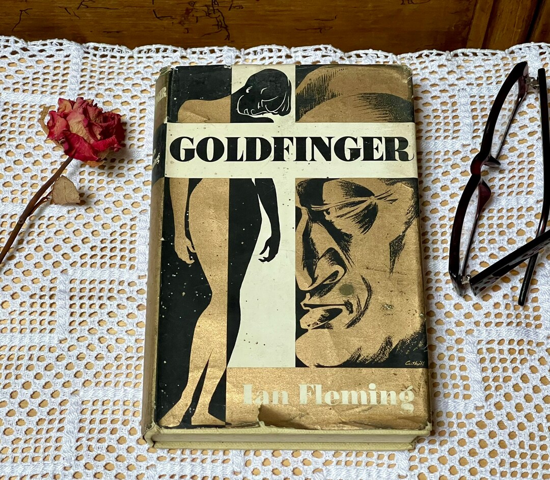 RARE 1959 First Edition Book Club 'goldfinger' Ian Fleming James Bond ...