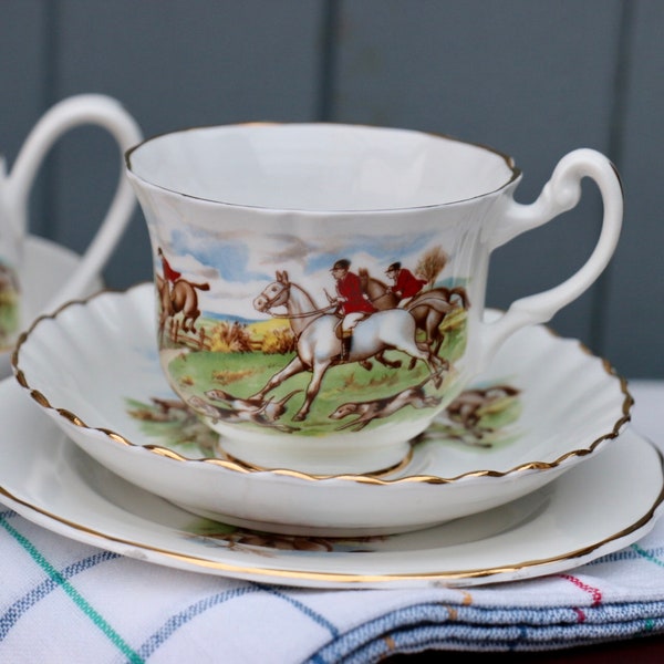 English Hunt Scene - Etsy