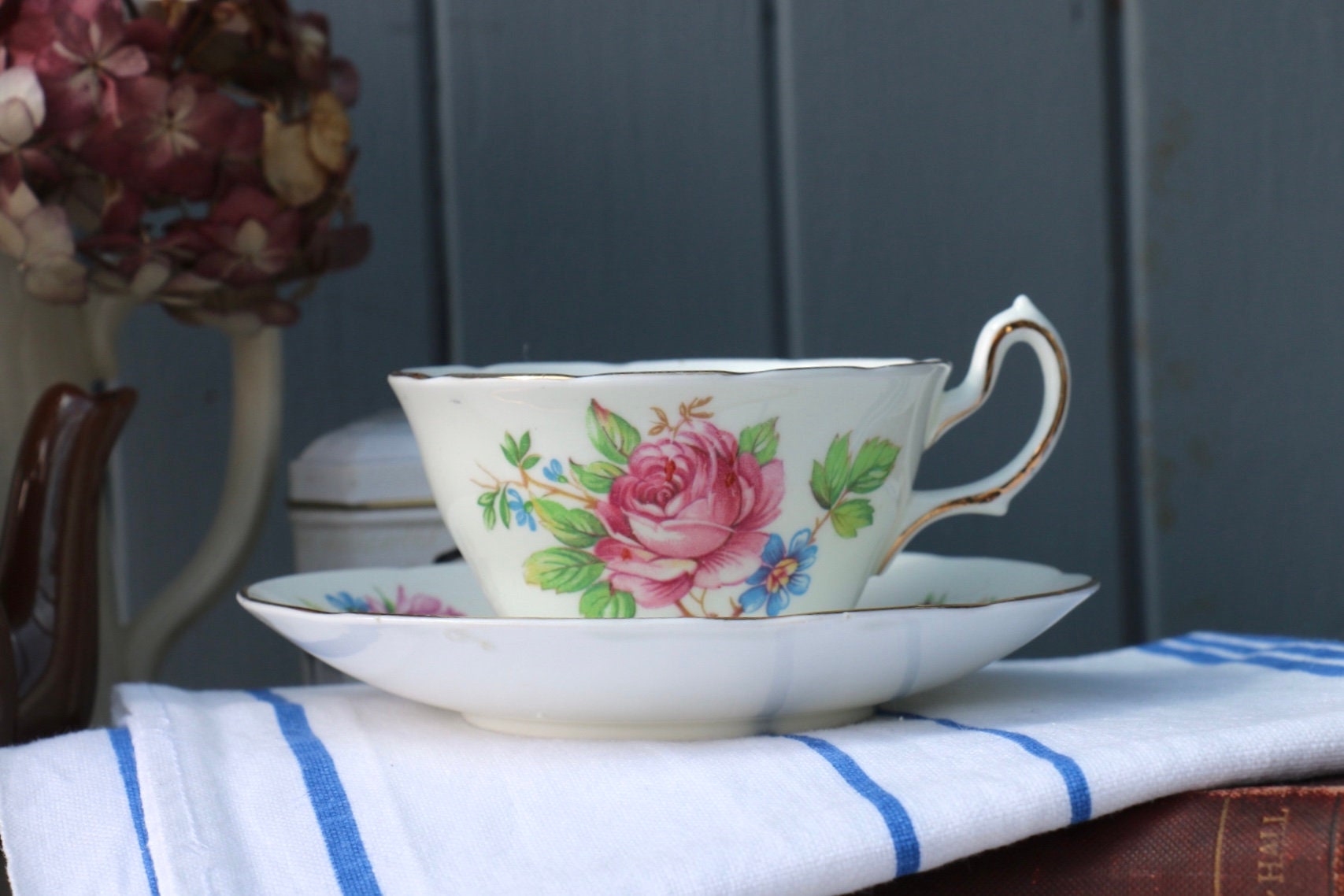 Very delicate China Tea Cup and Saucer by Ferneyhough Longhill | Etsy
