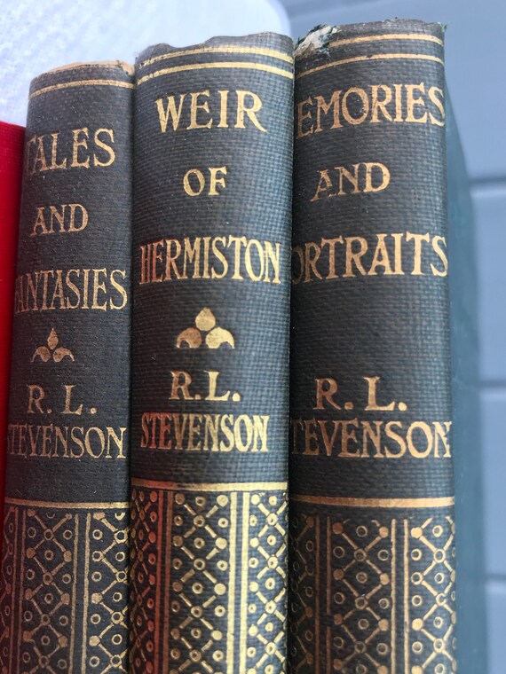 Set of 3 R. L Stevenson Books 1904-1913. Robert Louis | Etsy