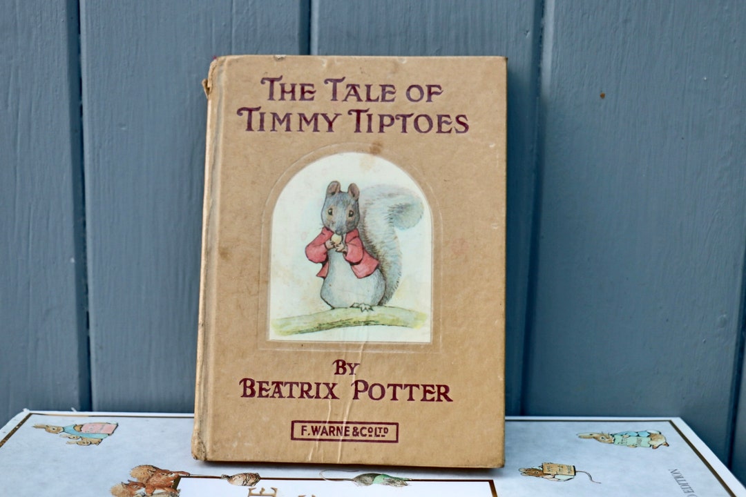 Beatrix Potter Book 'the Tale of Timmy Tiptoes' Vintage 1960's ...