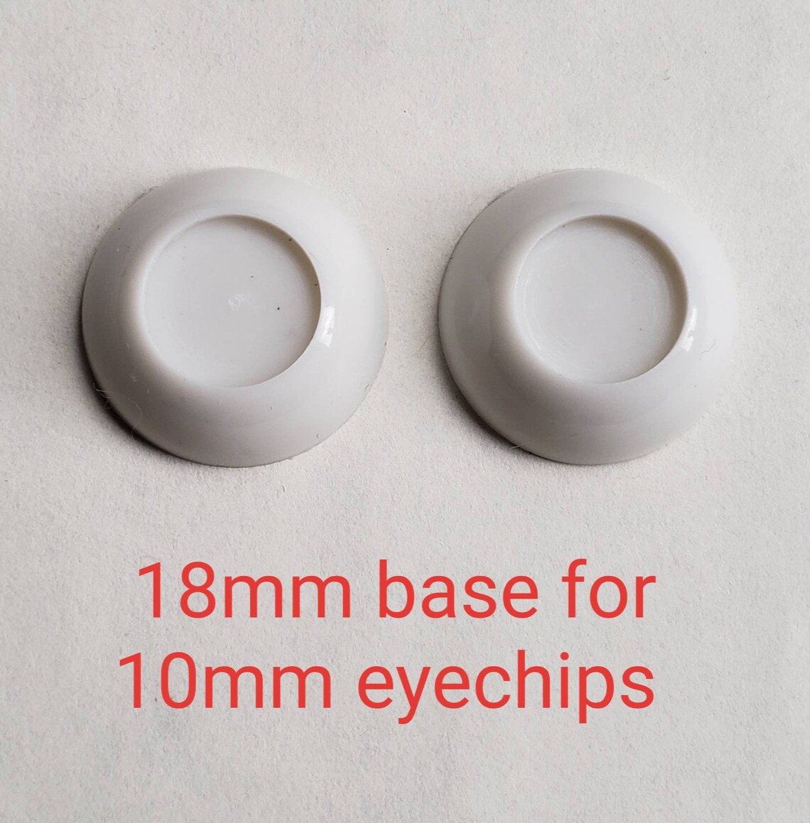 18mm Base for 10mm Eyes, BJD Doll Eye Base Without Chips, Bjd Doll Eyes ...