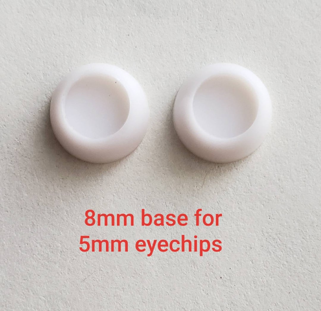 8mm Base for 5mm Eyes, BJD Doll Eye Base Without Chips, Bjd Doll Eyes ...