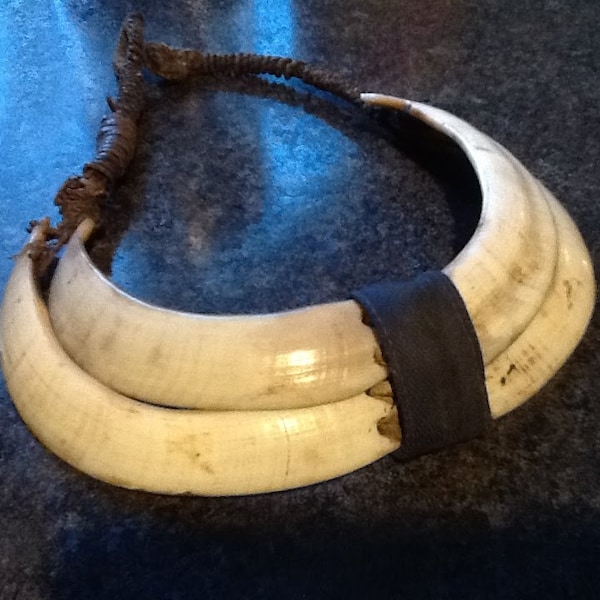 Tribal Bone Necklace - Etsy