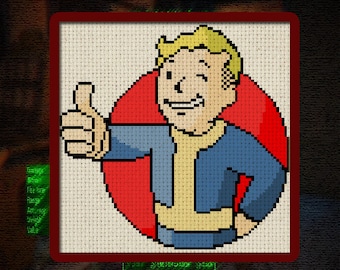 Vault Boy Pattern - Etsy