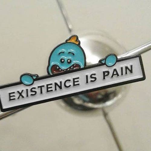 Mr. Meeseeks existence is Pain 3.5 Patch. | Etsy