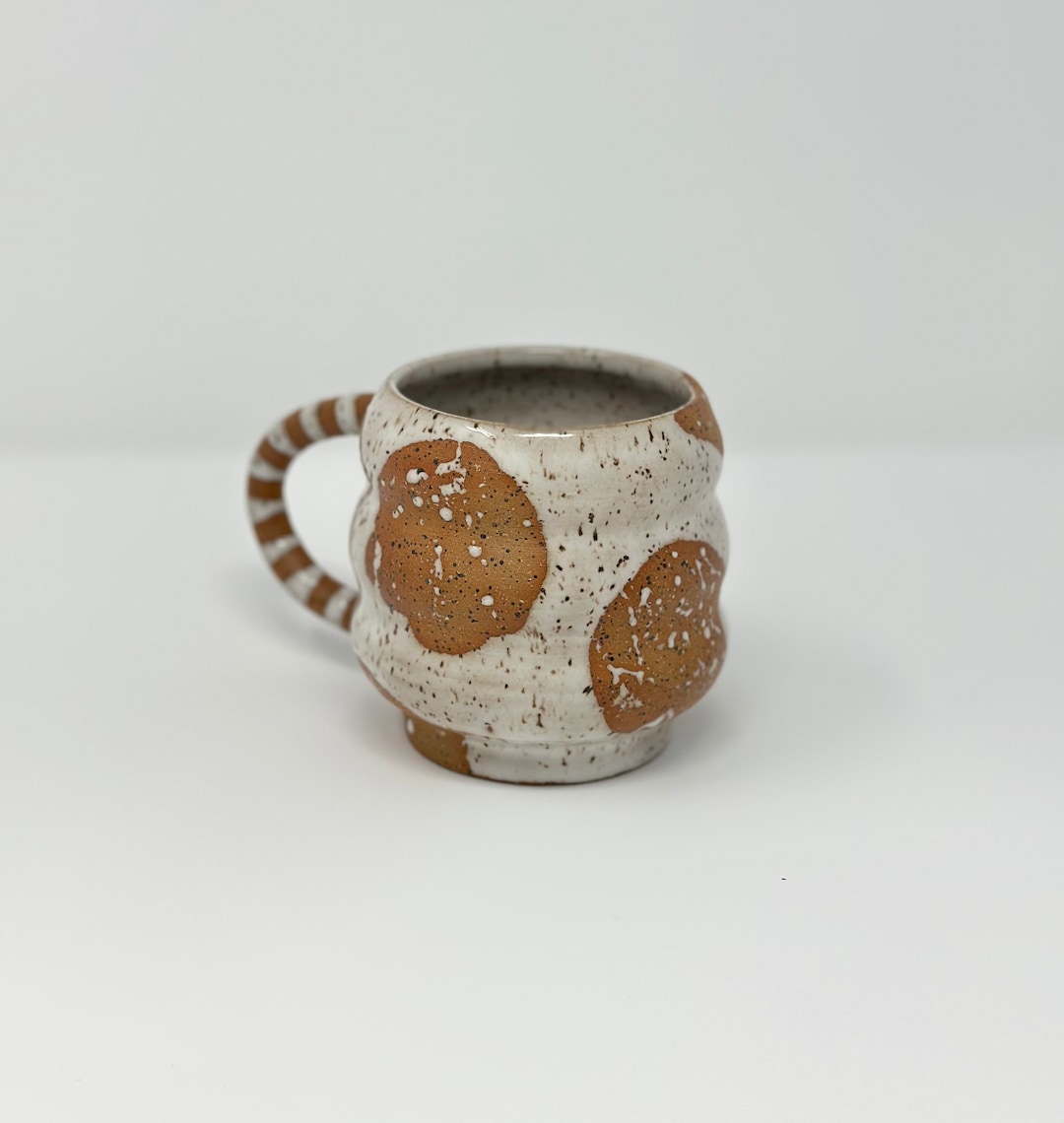 Wavy Wiggles Polka Dot Mug - Etsy