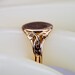 Antique Mens or Womens Oval Signet Ring Ostby & Barton OB 10K - Etsy