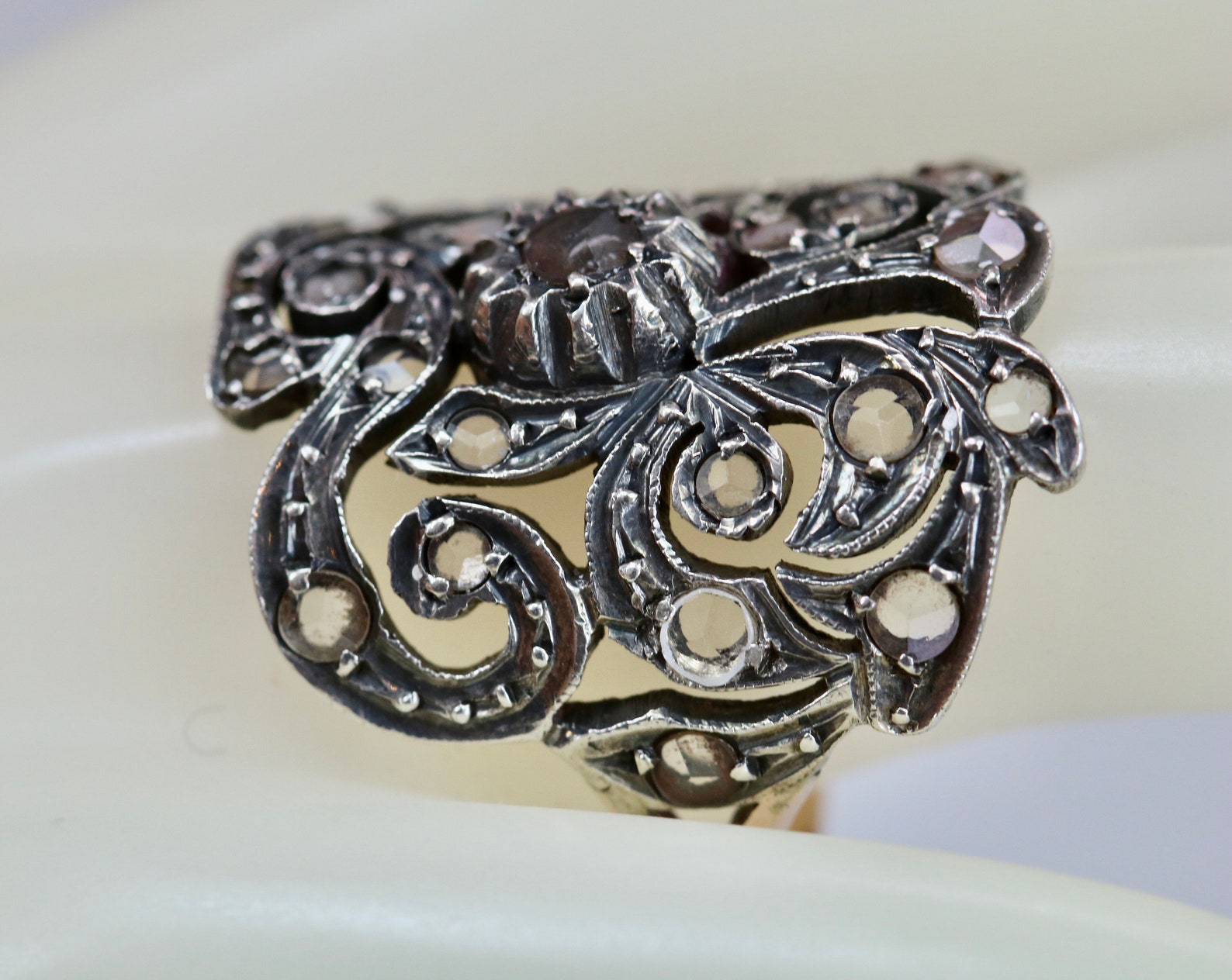 Antique Hand Fabricated Early Victorian Era Ladies Ring 23 - Etsy
