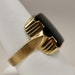 Vintage Mens Ring 10K Yellow Gold Black Onyx Signet DASON - Etsy