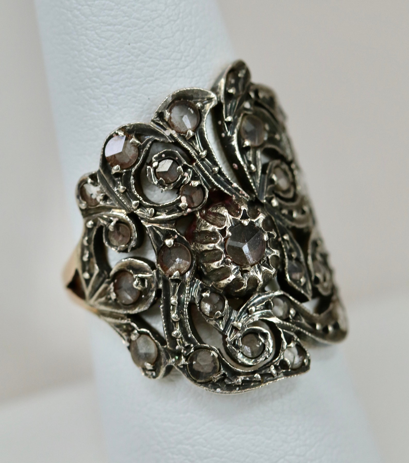 Antique Hand Fabricated Early Victorian Era Ladies Ring 23 - Etsy