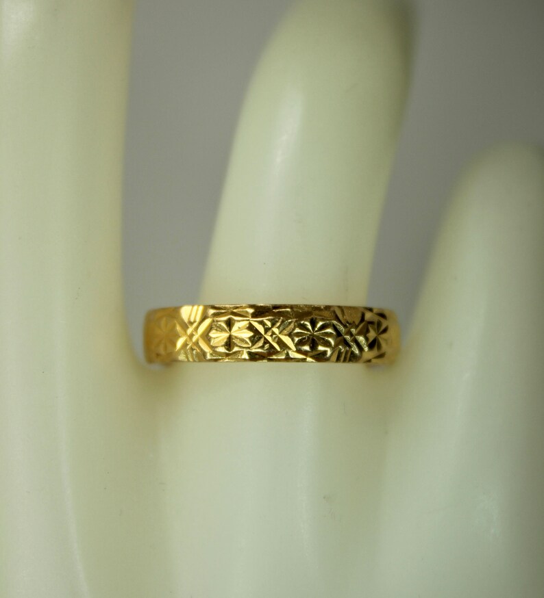 Vintage Chinese Hallmarks 22K Yellow Gold Ladies Infinity - Etsy