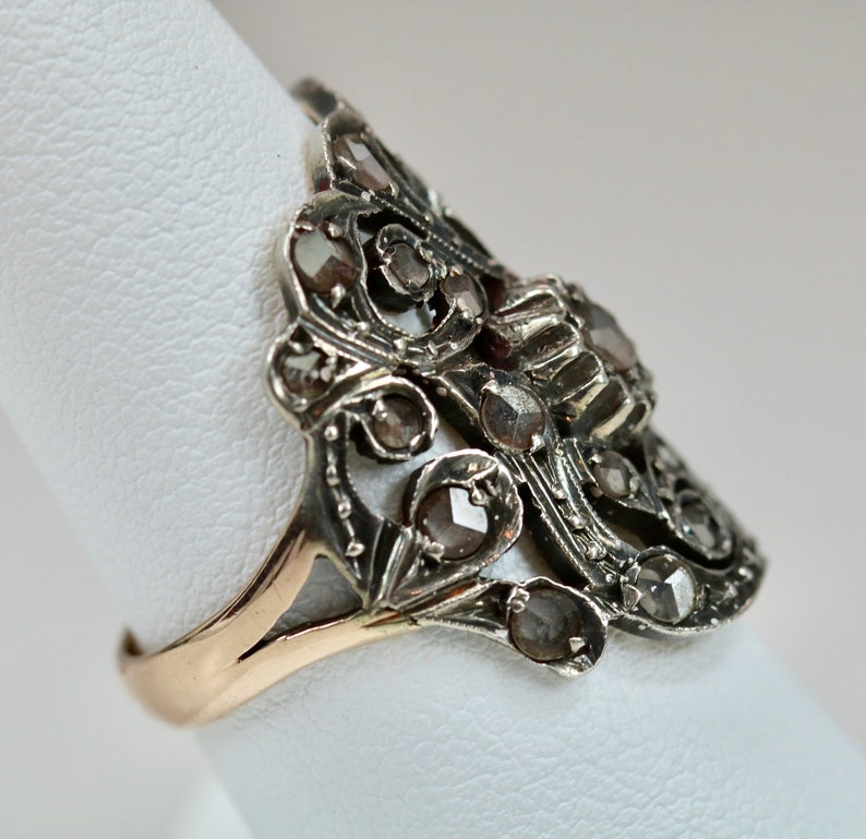 Antique Hand Fabricated Early Victorian Era Ladies Ring 23 - Etsy