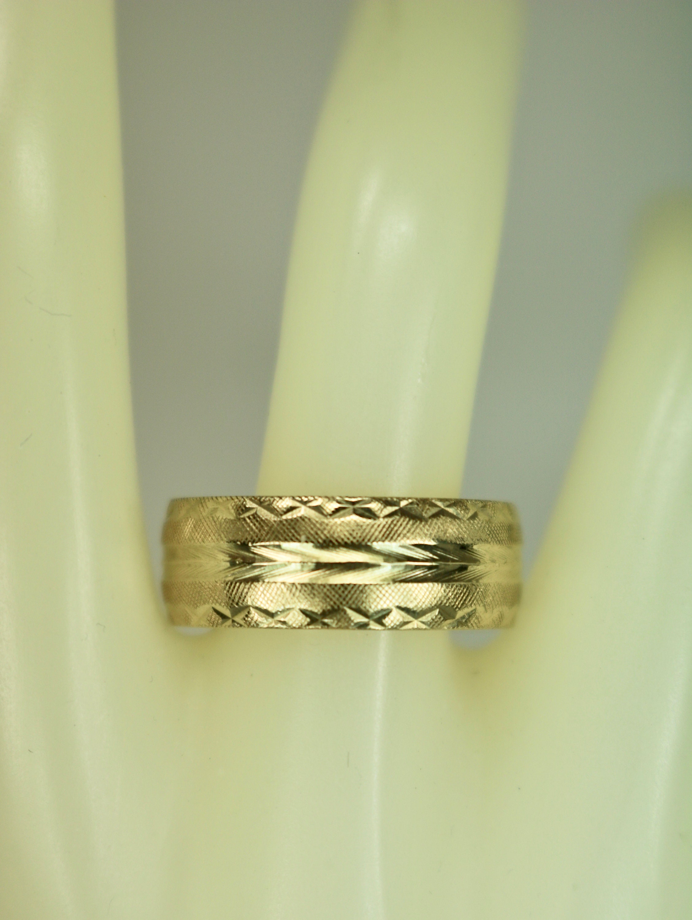 Vintage Mens or Ladies Eternity Infinity Ring Band 14K Yellow | Etsy