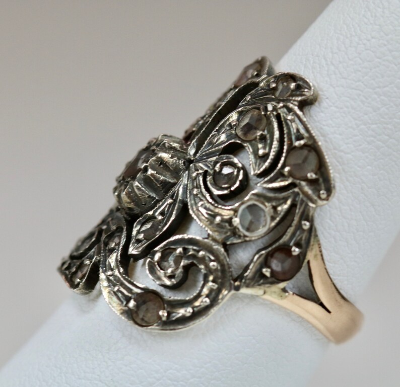 Antique Hand Fabricated Early Victorian Era Ladies Ring 23 - Etsy