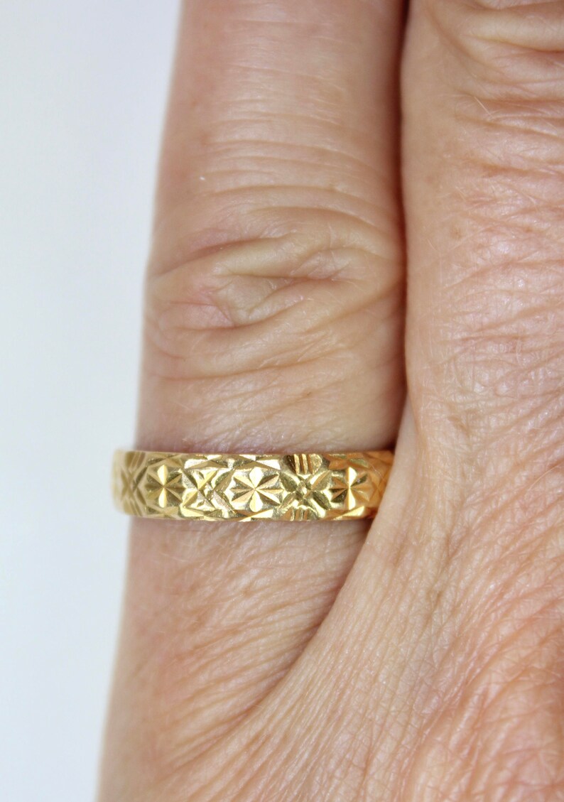 Vintage Chinese Hallmarks 22K Yellow Gold Ladies Infinity - Etsy