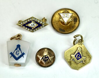 Antique Masonic Pins - Etsy