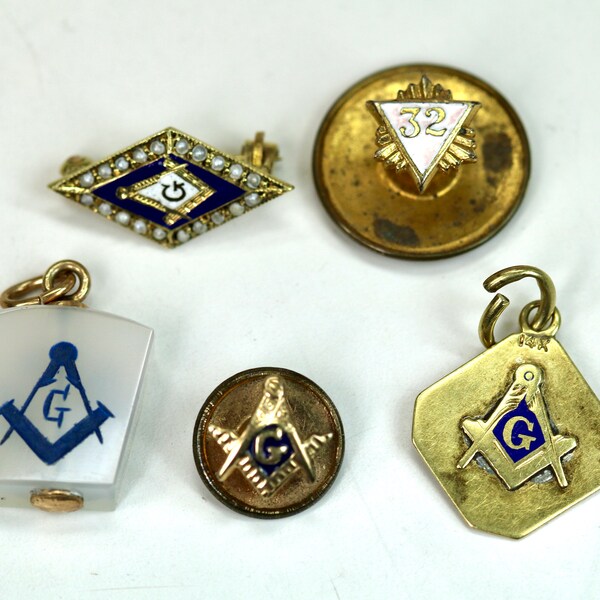 Antique Masonic Pins - Etsy