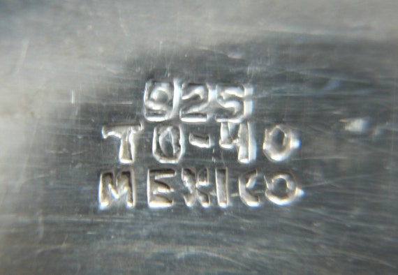 Vintage Set Signed 925 TO-40 MEXICO 3-Dimensional Ste… - Gem