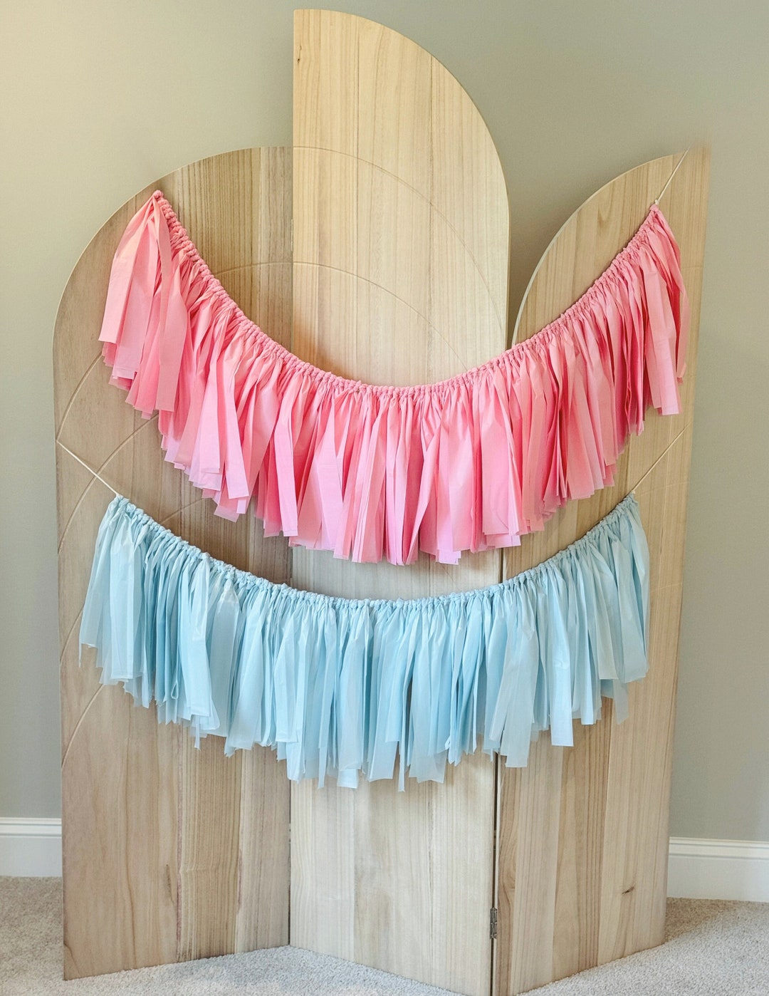 Pink Confetti Co. Party Fringe Garland Set of 2 Birthday Party Fringe ...