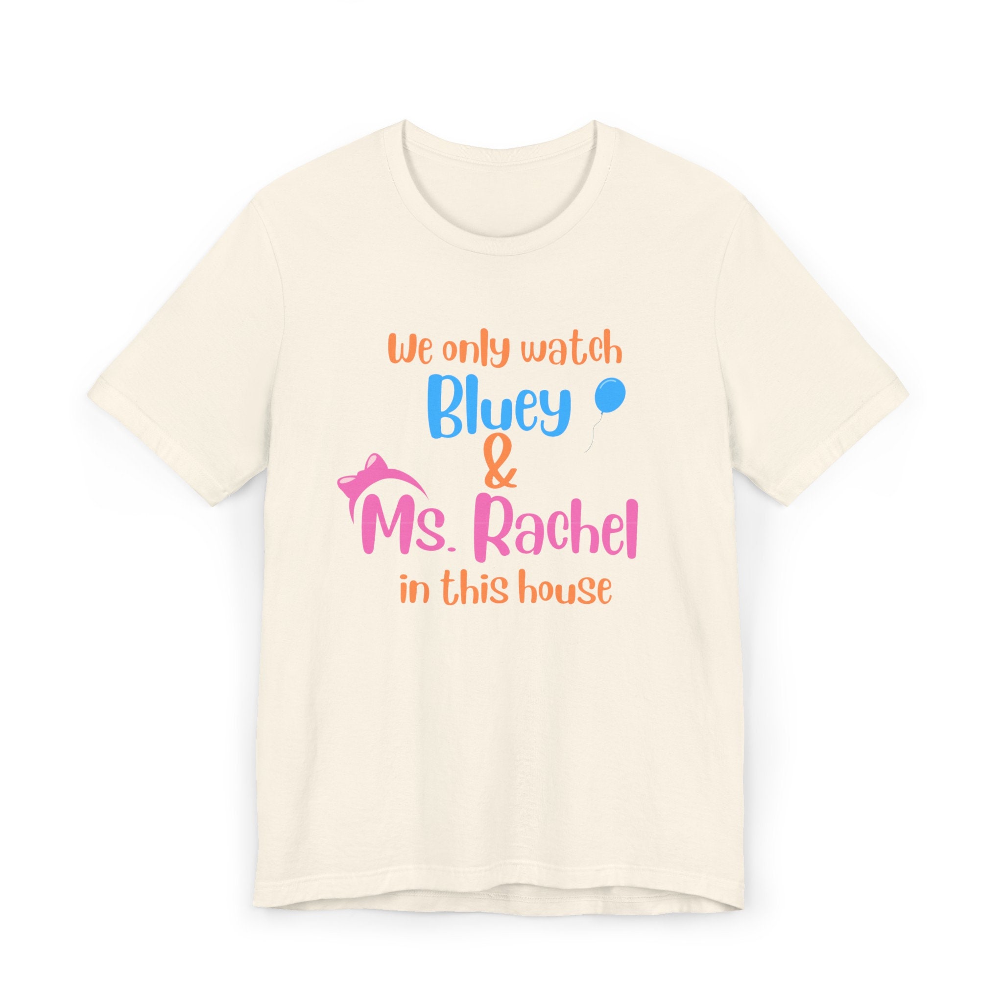 Bluey and Ms Rachel Kids Show Unisex Jersey T-shirt - Etsy