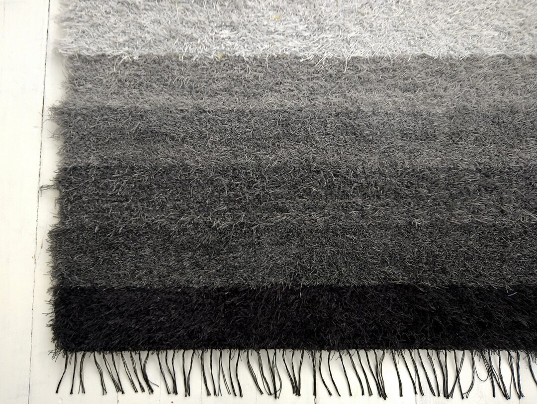 4x6 Gray Area Rug, Gray Ombre Rug, Living Room Rug, Bedroom Rug ...