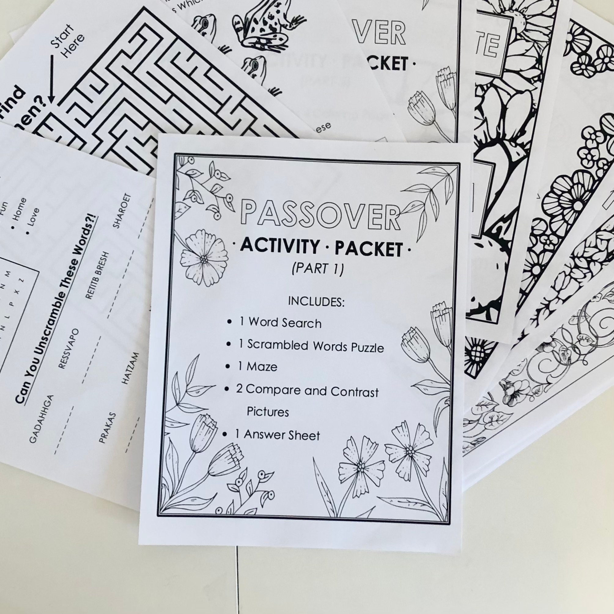Messianic Passover Coloring Pages