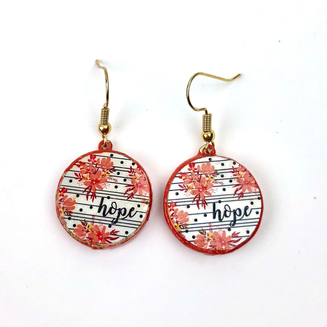 Hope Earrings, Hope Jewelry, Hope Gifts, Inspirational Gift ...