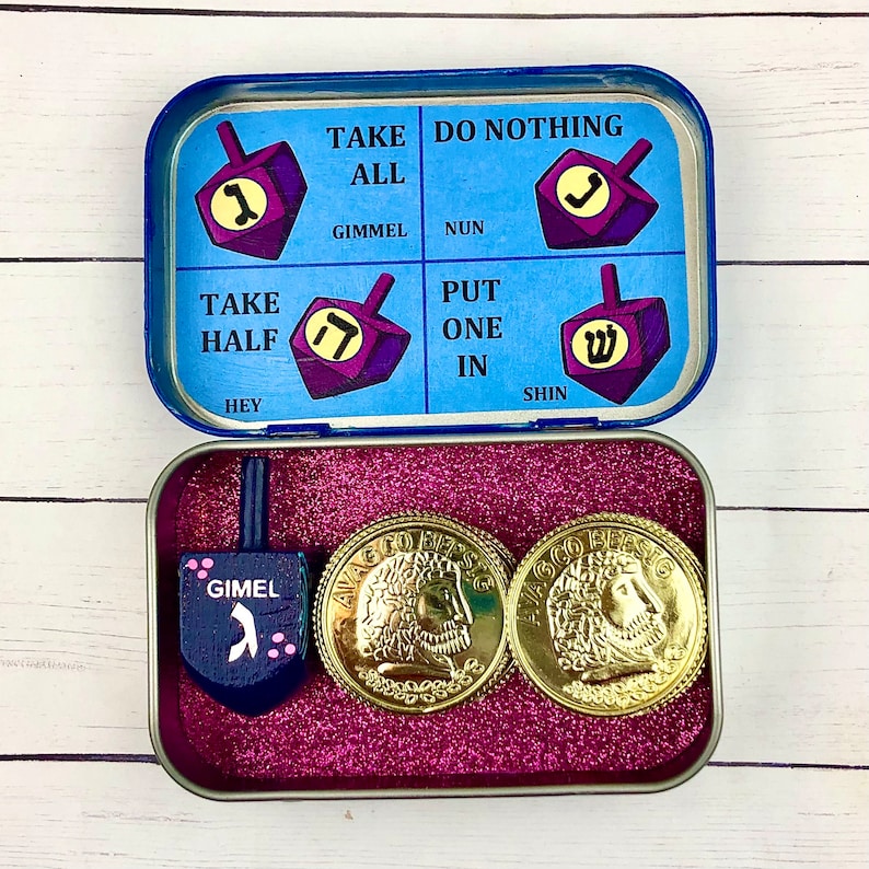 Hanukkah Gifts, Dreidel Game Kit, Dreidels, Hanukkah Decor, Happy ...
