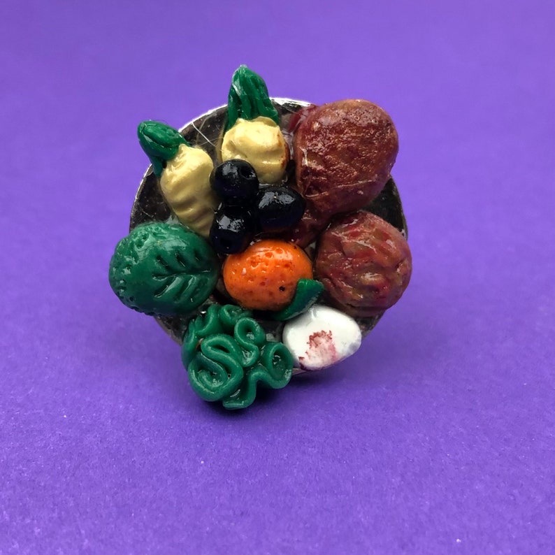 Passover Ring Seder Plate Ring Passover Jewelry Seder - Etsy