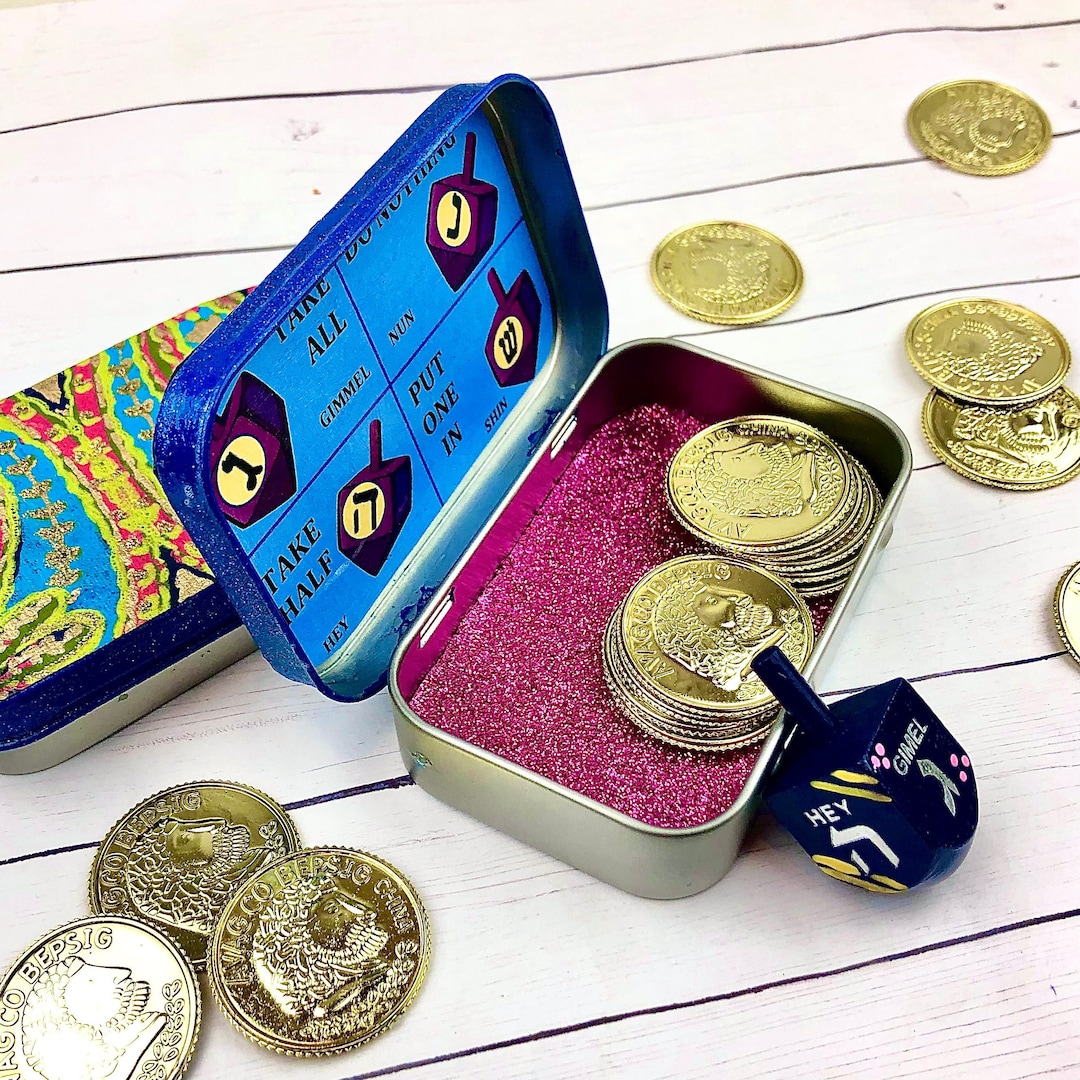 Hanukkah Gifts, Dreidel Game Kit, Dreidels, Hanukkah Decor, Happy ...