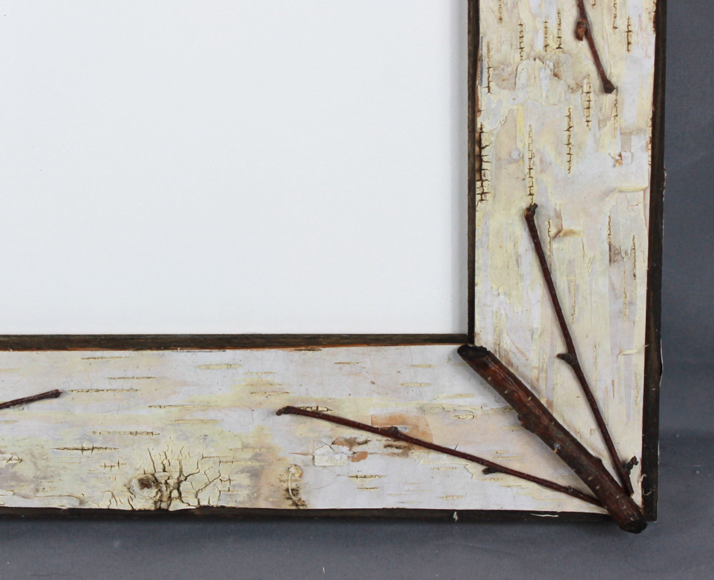 5 X 7 Birch Bark Frame Hangs Vertically or Horizontally - Etsy