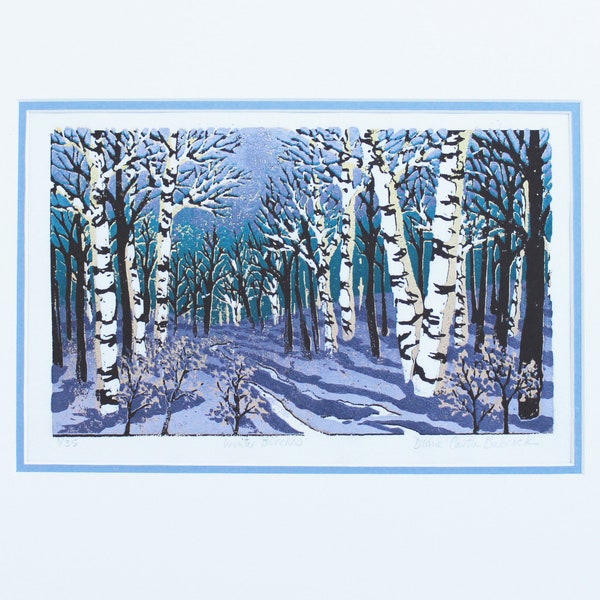 Linoleum Block Print - Etsy